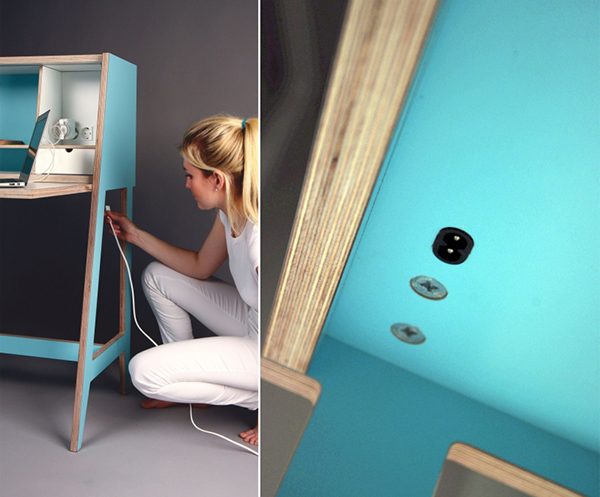 Modern Multifunctional Desk - Yanko Design