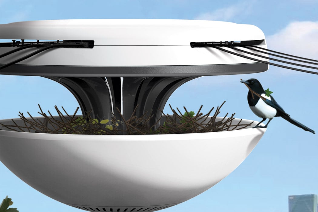 Bird-friendly Telephone Poles - Yanko Design