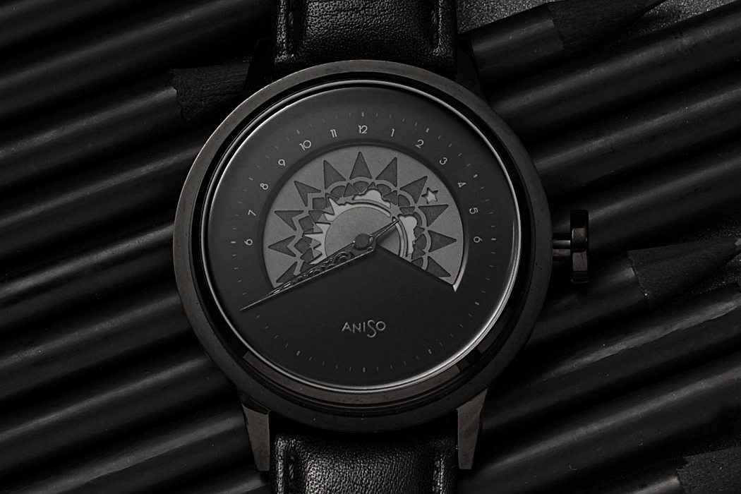The ANISO UNI is a Sundial with a Quartz Swiss Movement - Yanko Design