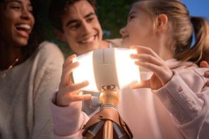 This inflatable camping light goes from a lantern to a tube light to ...