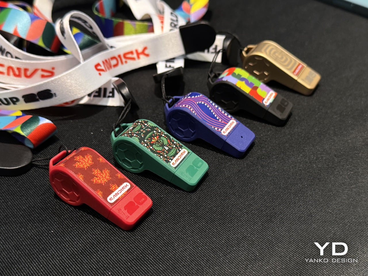 SanDisk made Whistle-shaped USB-C Drives for the FIFA World Cup: Hands ...