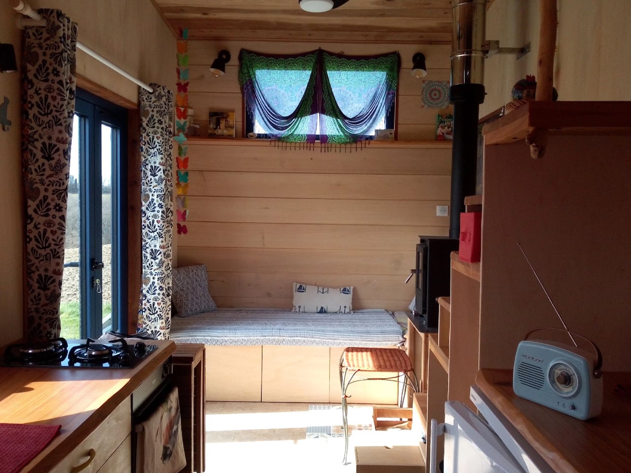 This Tiny Home Is A Bohemian Retreat on Wheels for Nomadic Retirement - Yanko Design