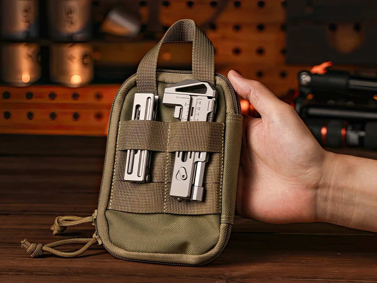 This Titanium EDC Wrench Hides a Caliper, Ratchet, Pen, and Scalpel in ...