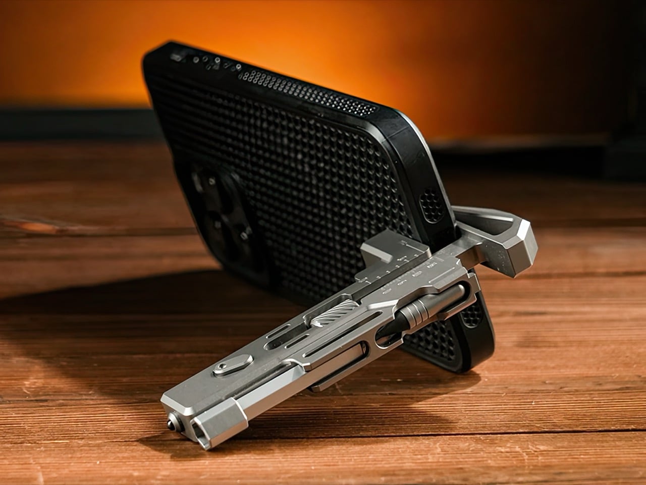 This Titanium EDC Wrench Hides a Caliper, Ratchet, Pen, and Scalpel in ...