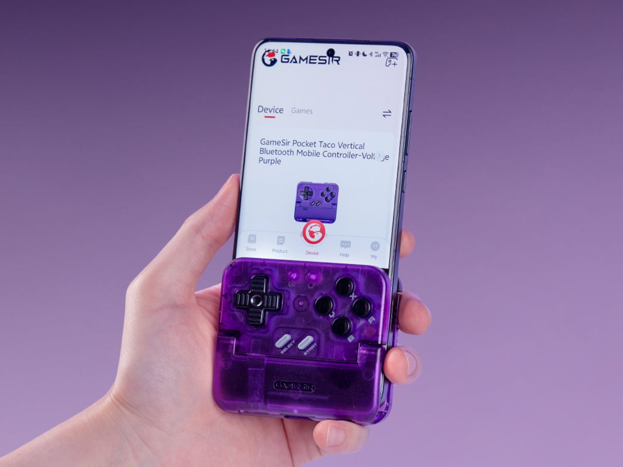 Transparent Purple Makes This $35 Phone Controller Impossible to Ignore ...